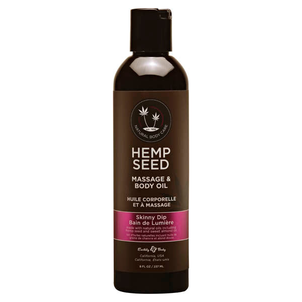 Hemp Seed Massage & Body Oil - Skinny Dip (Vanilla & Fairy Floss) Scen ...